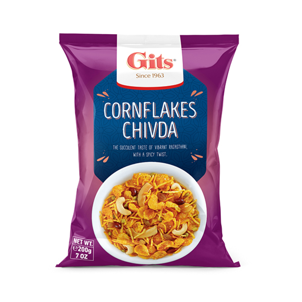 Gits Fried Cornflakes Chevda : Top Op Foods